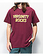 Danny Duncan Virginity Rocks Burgundy & Yellow T-Shirt | Zumiez