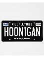 Hoonigan Black License Plate | Zumiez