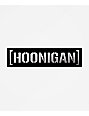 Hoonigan Censor Bar Silver & Black Sticker | Zumiez