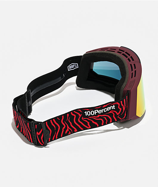 100% Snowcraft Ignis & HiPER Mirror Orange Snowboard Goggles | Zumiez