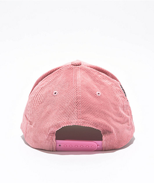 26 Red Lighter Corduroy Dusty Pink Snapback Hat | Zumiez