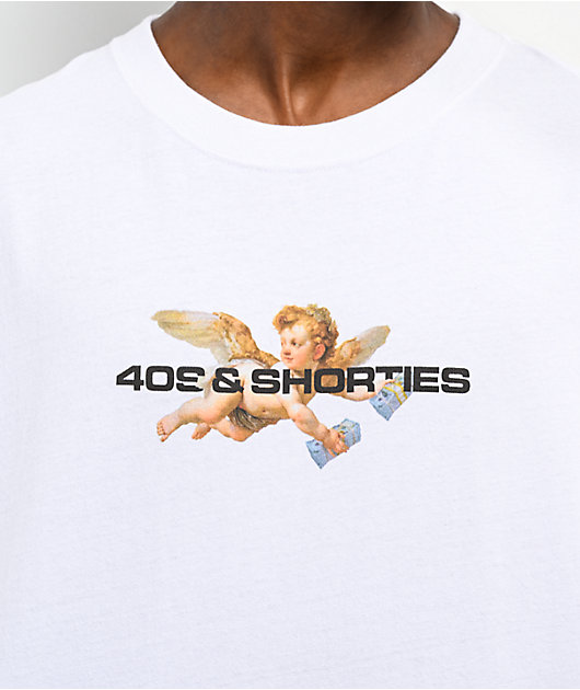 40s & Shorties Heavenly Bands White T-Shirt | Zumiez