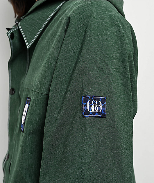 686 Dojo Forest Green 20K Denim Snowboard Jacket | Zumiez