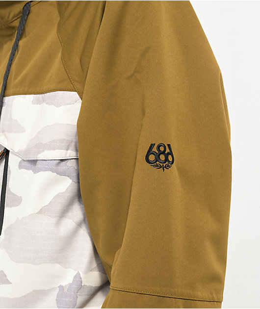 686 Geo Brown 10K Snowboard Jacket 2023 | Zumiez