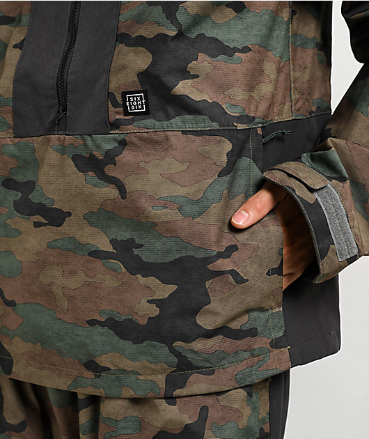 686 Ghost Camo 10K Anorak Snowboard Jacket | Zumiez