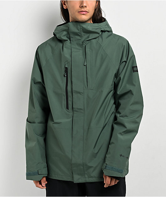 686 Gore-Tex Core Shell Cypress Green Snowboard Jacket | Zumiez