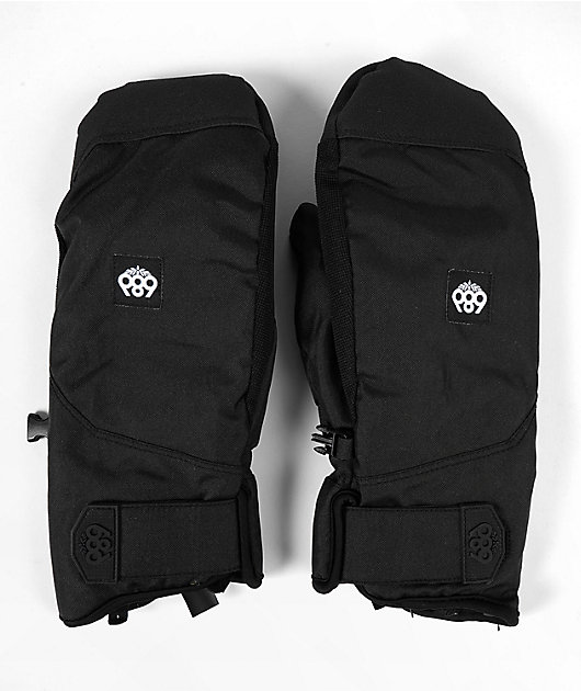 686 Primer Black Snowboard Mittens | Zumiez
