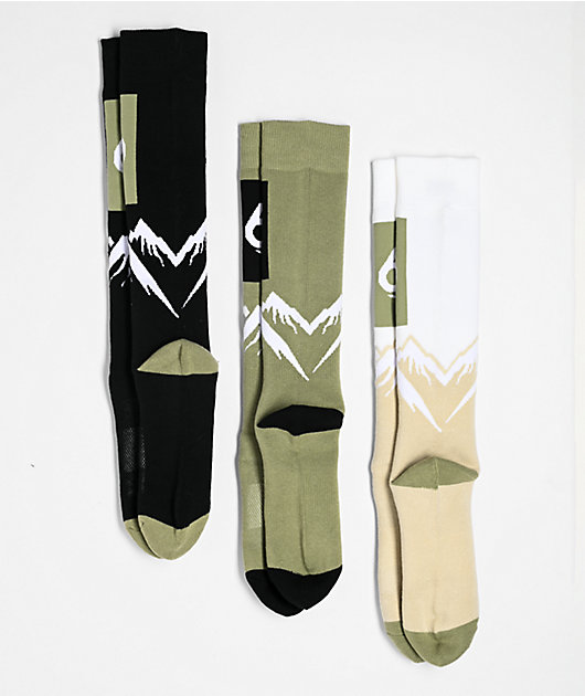 686 Snow Caps 3 Pack Snow Socks | Zumiez