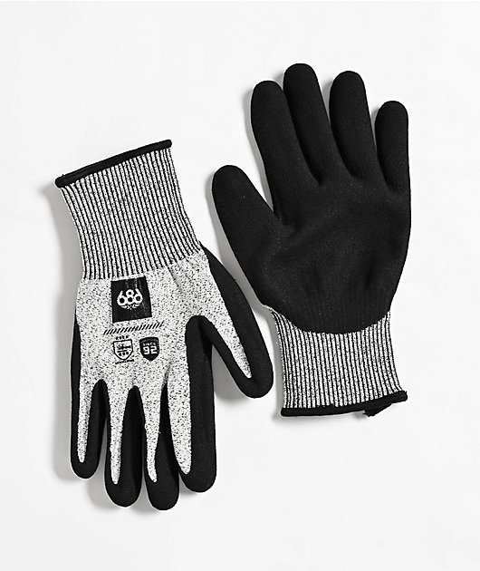 686 Waterproof Project 2-Pack Black Pipe Gloves | Zumiez