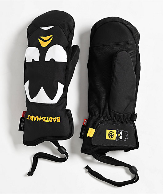 686 x Hello Kitty Women's Revel Badtz Maru Black 10K Snowboard Mittens ...