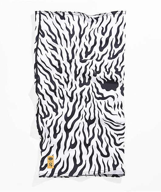 686 x Sketchy Tank Double Layer White Face Warmer | Zumiez