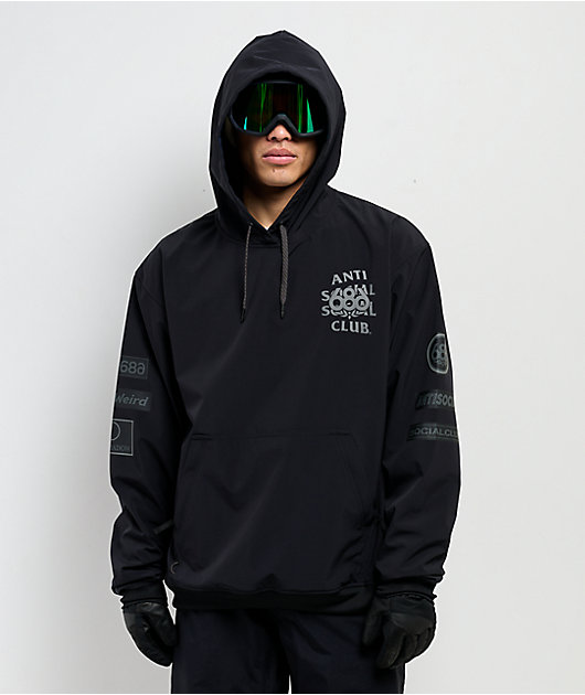 687 x AntiSocialSocialClub F1 Black 10K Hoodie | Zumiez