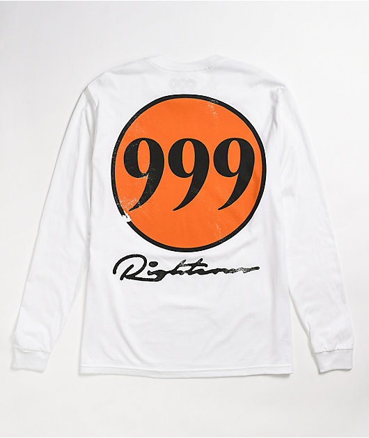999 Club Righteous White Long Sleeve T-Shirt | Zumiez