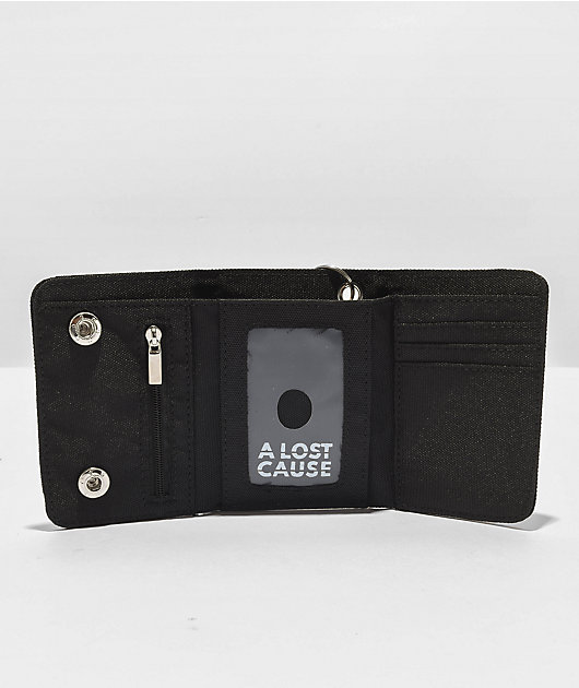A Lost Cause Black Chain Wallet | Zumiez