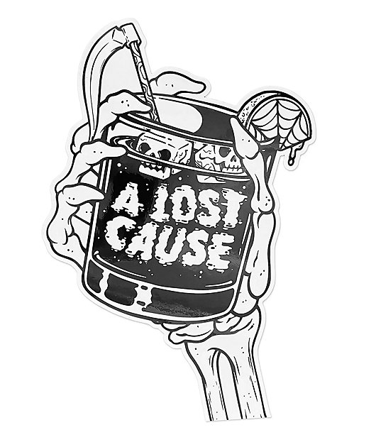 A Lost Cause Cheers Giant Sticker | Zumiez