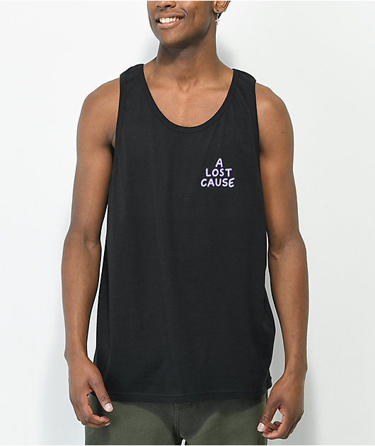 A Lost Cause Neon Death Black Tank Top | Zumiez