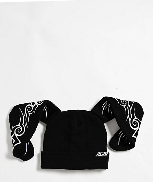 A.LAB Black Bunny Beanie | Zumiez