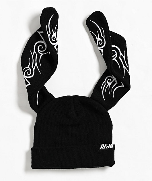 A.LAB Black Bunny Beanie | Zumiez
