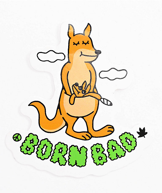 A.LAB Born Bad Sticker | Zumiez