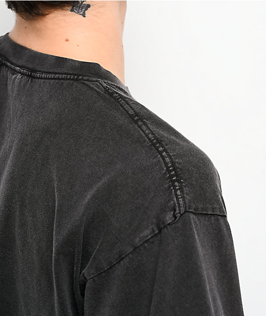 A.LAB Chill Guy Black Wash T-Shirt | Zumiez