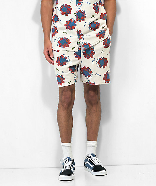 A.LAB Cruise Cream Terry Cloth Sweat Shorts | Zumiez