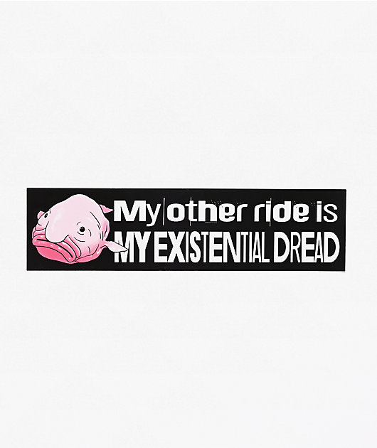 A.LAB Existential Dread Bumper Sticker | Zumiez