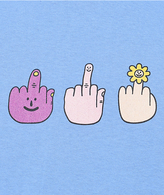 A.LAB Frick Off Slate Blue T-Shirt | Zumiez