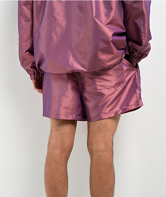 A.LAB Glowstick Purple & Orange Shorts | Zumiez