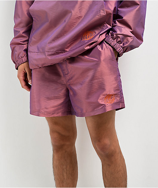 A.LAB Glowstick Purple & Orange Shorts | Zumiez