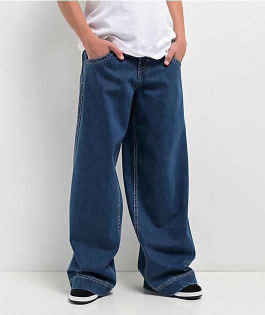 A.LAB Kids Mega Rave Dark Blue Jeans | Zumiez