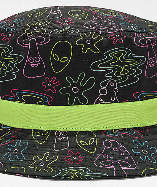 A.LAB Laser Show Black Bucket Hat | Zumiez