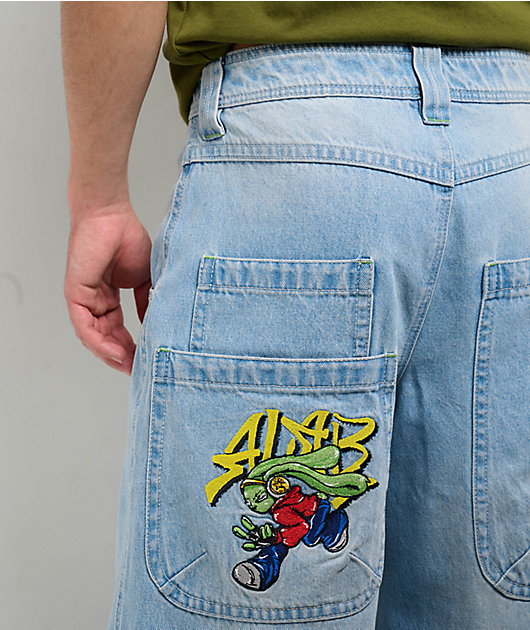 A.LAB Mega Rave Light Blue Wash Jeans | Zumiez