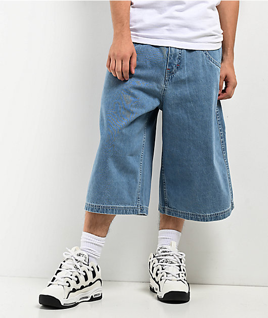 A.LAB Mega Shant Pixel Denim Shorts | Zumiez