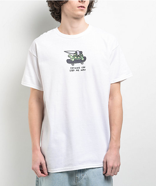 A.LAB Nothing Can Stop Me White T-Shirt | Zumiez