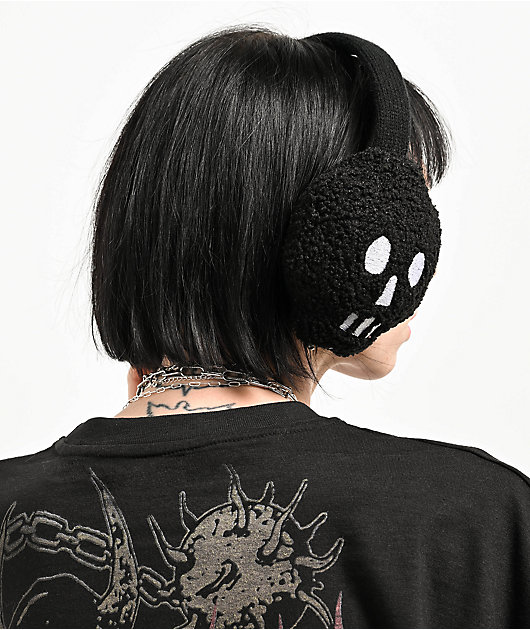 A.LAB Skull Black Ear Muffs | Zumiez