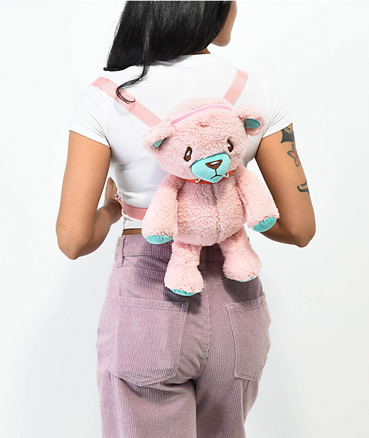 A.LAB Spike Pink Bear Backpack | Zumiez