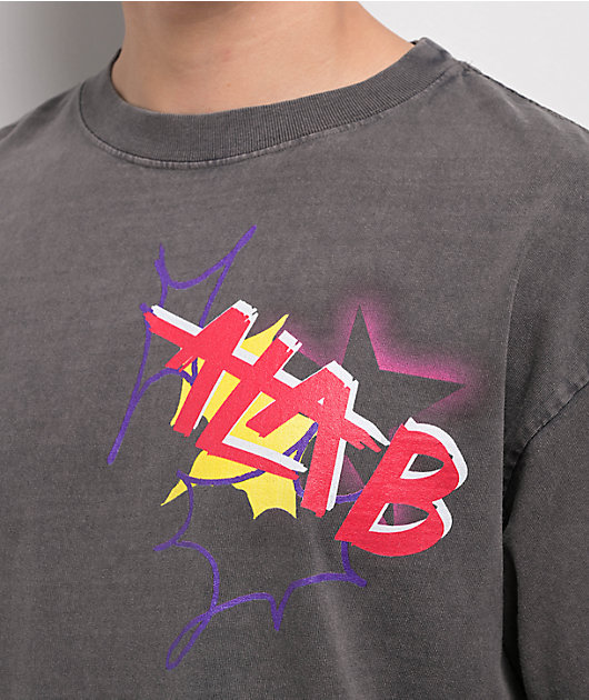 A.LAB Squad Washed Black T-Shirt | Zumiez