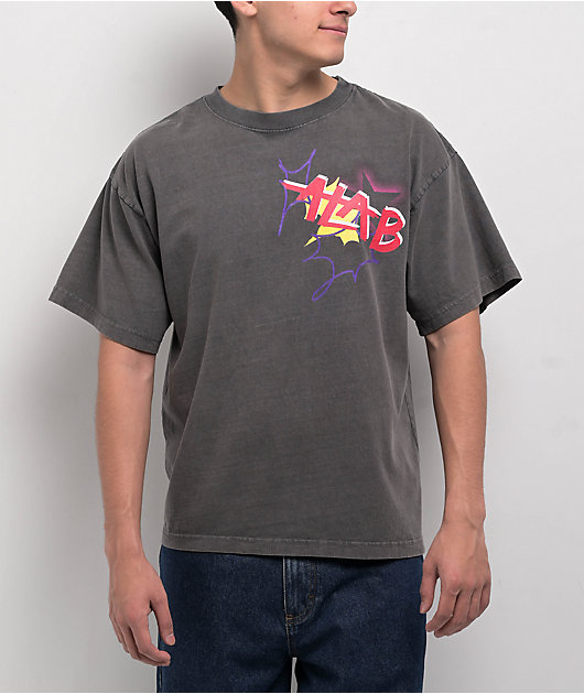 A.LAB Squad Washed Black T-Shirt | Zumiez