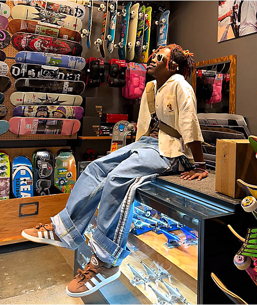 A.LAB Stripe Rave Blue Jeans | Zumiez