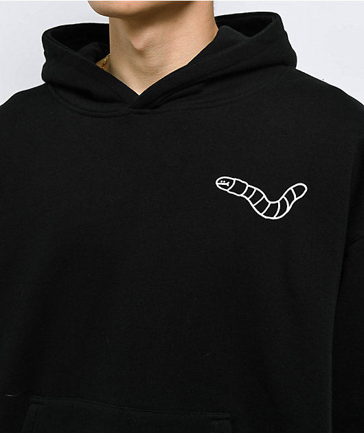A.LAB Wanted Worm Black Hoodie | Zumiez