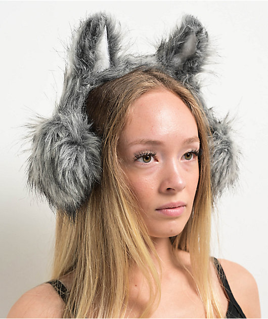 A.LAB Wolf Grey Ear Muffs | Zumiez