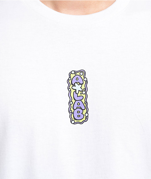 A.LAB Y2K Alien Flash White T-Shirt | Zumiez