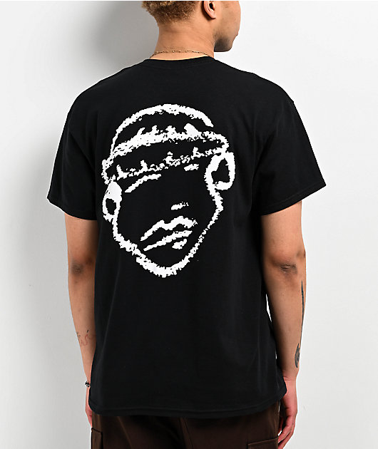 AG Club Expectations Face Sketch Black T-Shirt | Zumiez