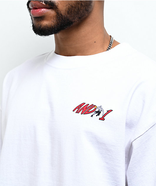 AND1 Save Yourself White T-Shirt | Zumiez