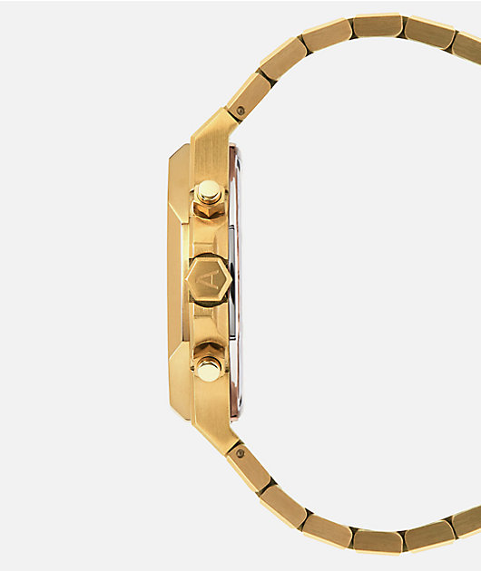 AURA Chronograph 1023 Gold Analog Watch | Zumiez