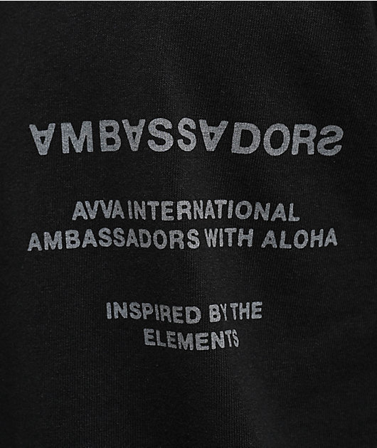AVVA Barbed Globe Black T-Shirt | Zumiez