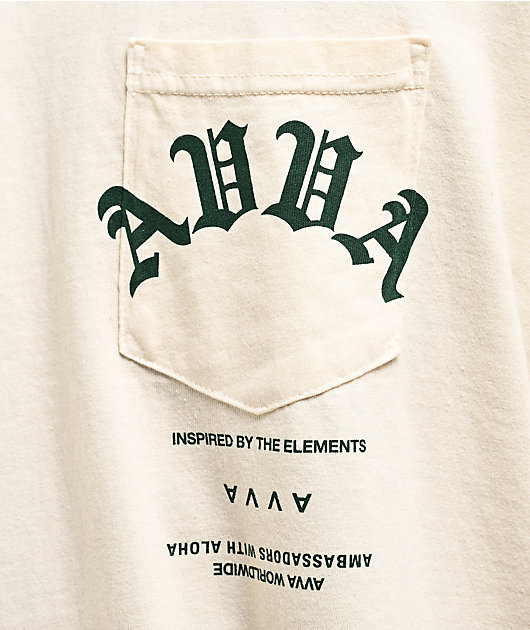 AVVA Over The Top Natural Pocket T-Shirt | Zumiez