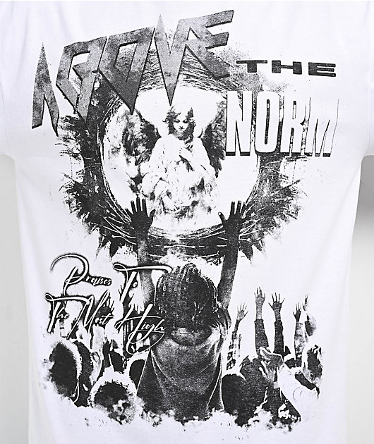 Above The Norm Most High White T-Shirt | Zumiez