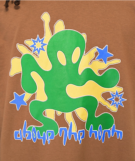 Above The Norm Splatter Brown T-Shirt | Zumiez