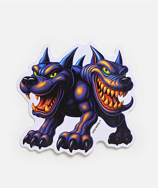 Acid Metal Double Trouble Sticker | Zumiez